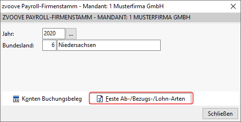 Wie kann ich feste Ab-/Bezugs-Lohnarten anlegen?