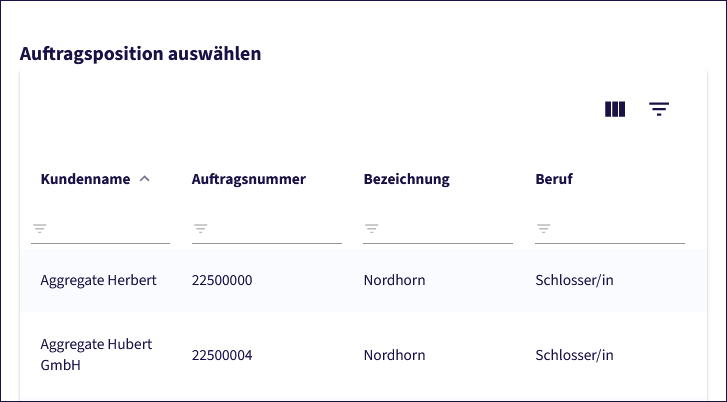 Wie weise ich in zvoove One einem Mitarbeiter einen Auftrag zu?