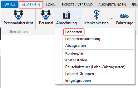 Wie lege ich die Lohnarten für Mutterschutz an?