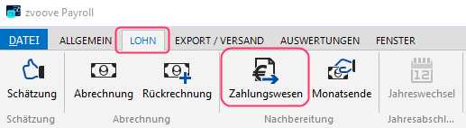 Wie kann ich eine SEPA-Datei zurücksetzen?